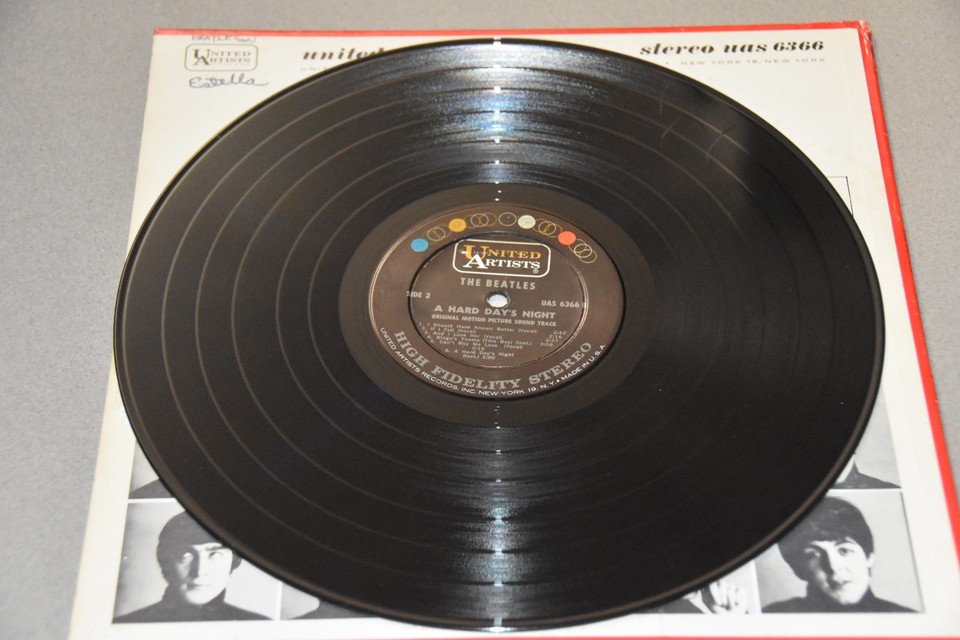 THE BEATLES A Hard Days Night Record LP vinyl album United Artists UAS ...