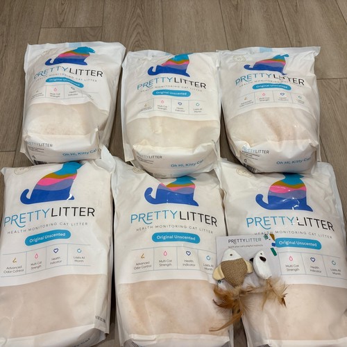 (PACK Of 6) PRETTY LITTER HEALTH MONITORING CAT LITTER 6LB /36 POUNDS ...