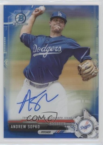 2017 Bowman Chrome Prospect Auto Blue Refractor /150 Andrew Sopko #CPA ...