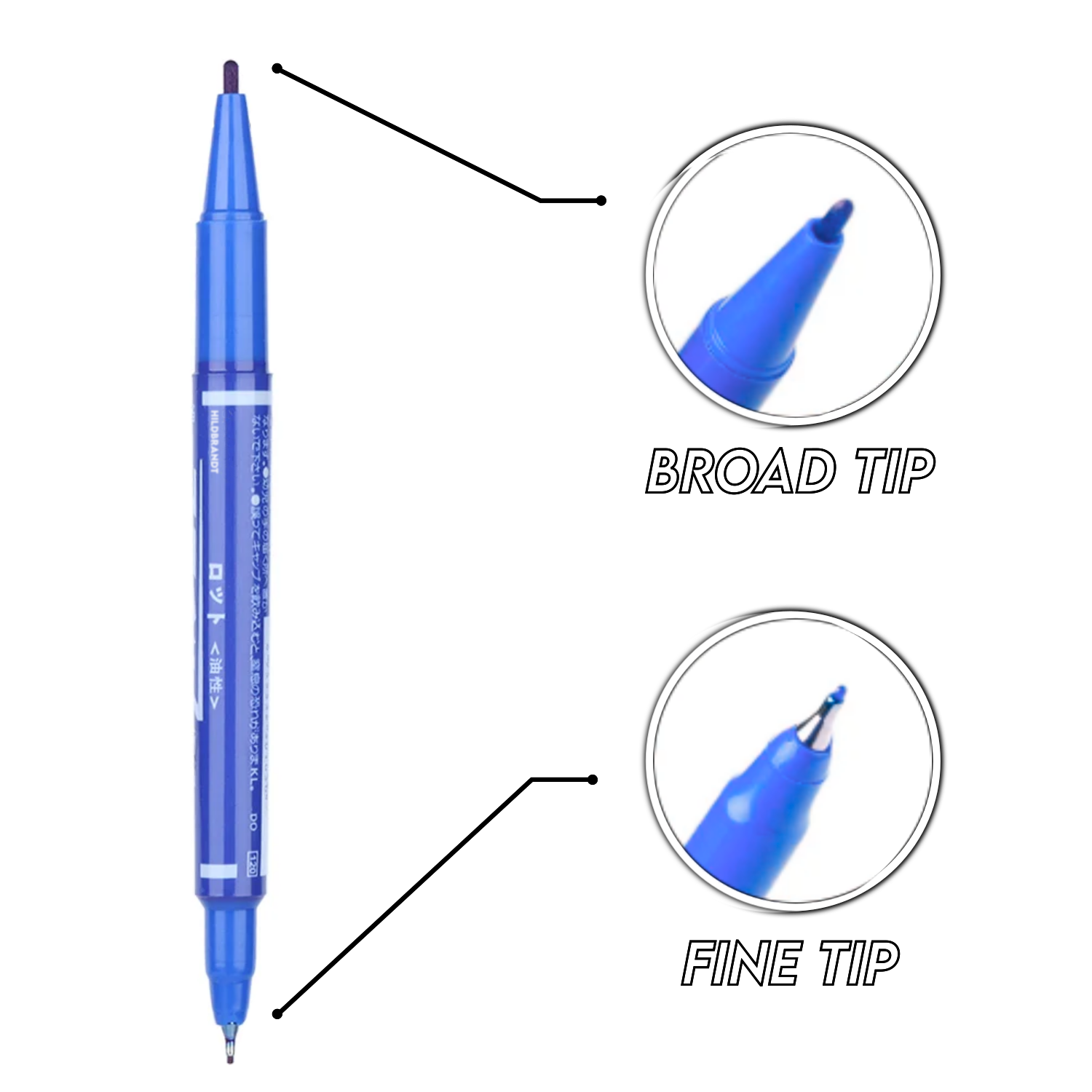 Tattoo Pen Dual-Tip Skin Marker Piercing Marking Surgical Scribe | eBay