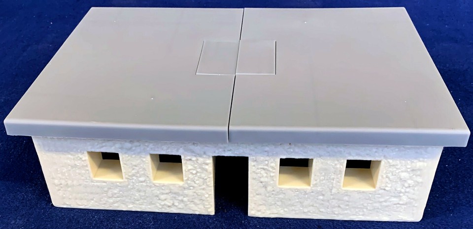 BMC Add-On Roof for 4-Pc Stucco Building unpainted plastic (54mm toy ...