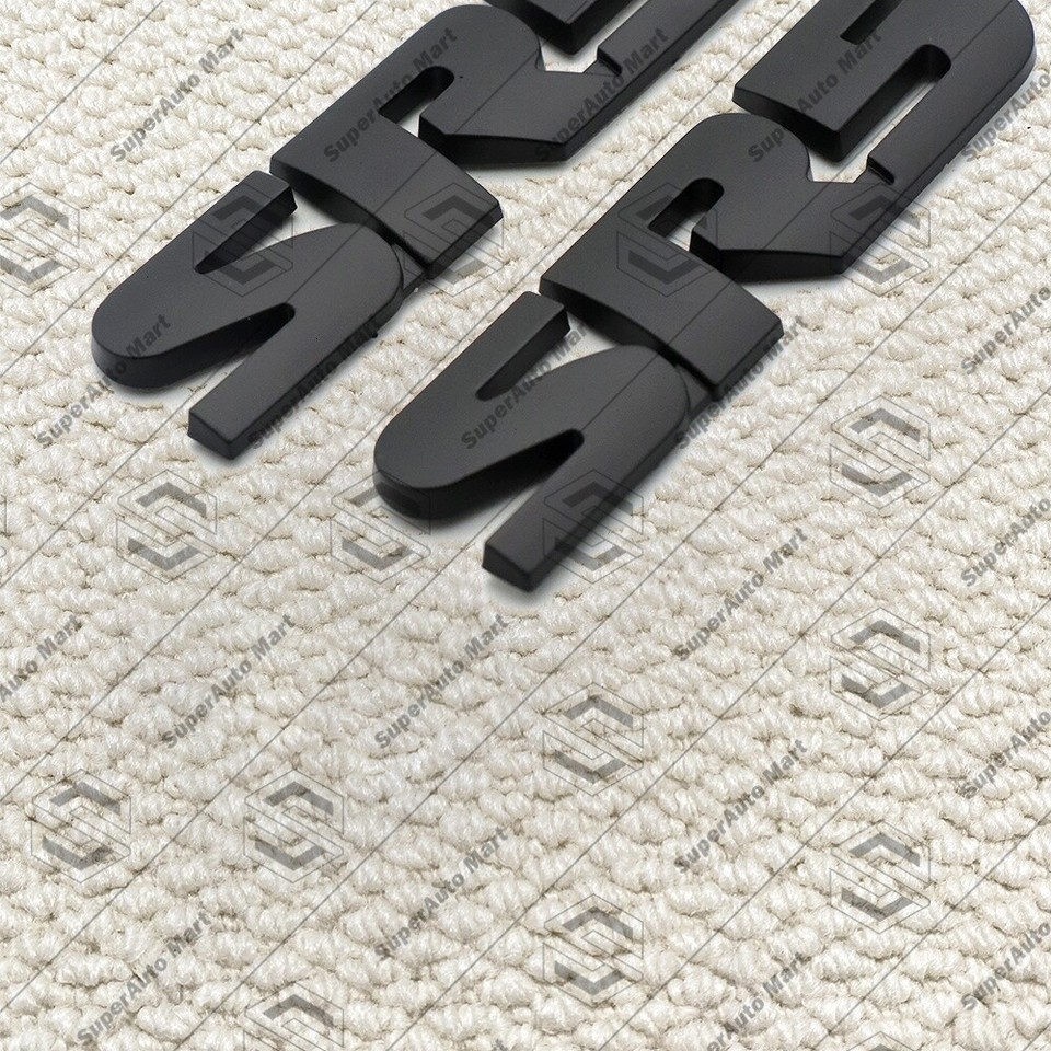 MATTE BLACK SR5 EMBLEM REPLACEMENT BADGE FOR TACOMA TUNDRA 4RUNNER ...