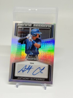 2022 Prizm Draft Picks Baseball Signing Sessions Auto #SS-AG Anthony ...