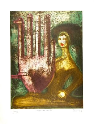 Agustin Bejarano Cuban Artist 2003 Original Hand Signed limited edition ...