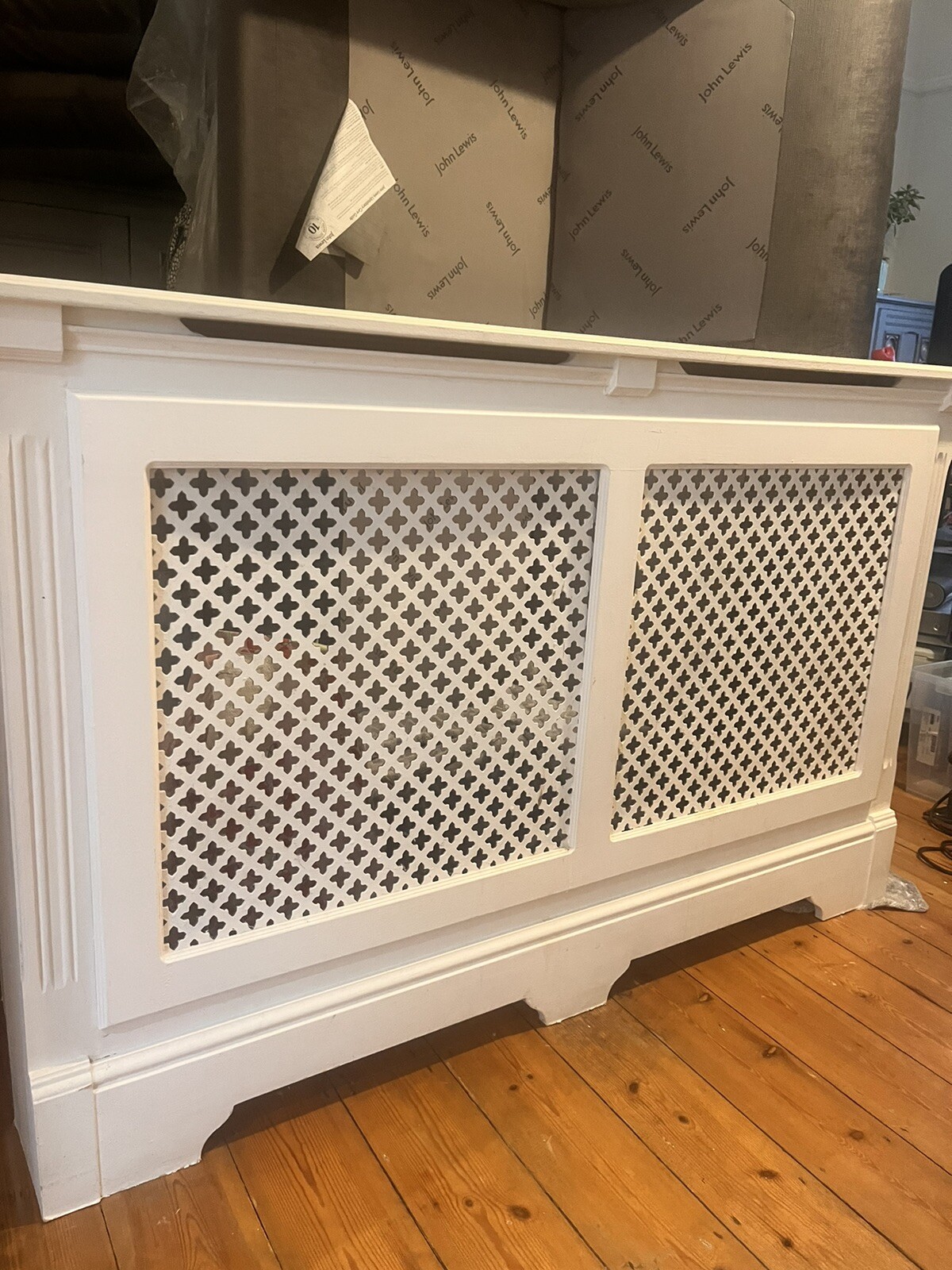 Used radiator cover white | eBay UK
