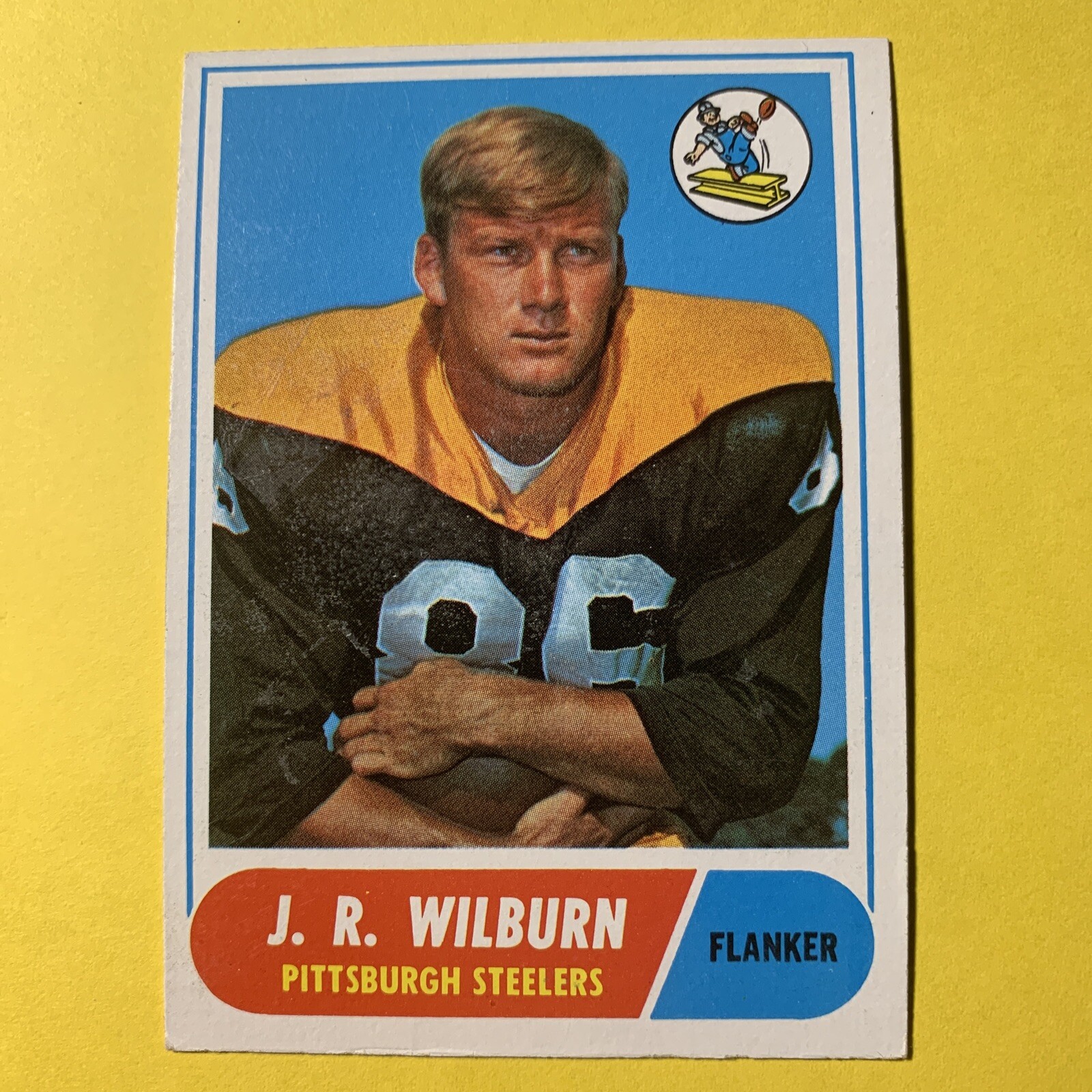 1968 TOPPS FOOTBALL JR WILBURN #59 STEELERS | eBay