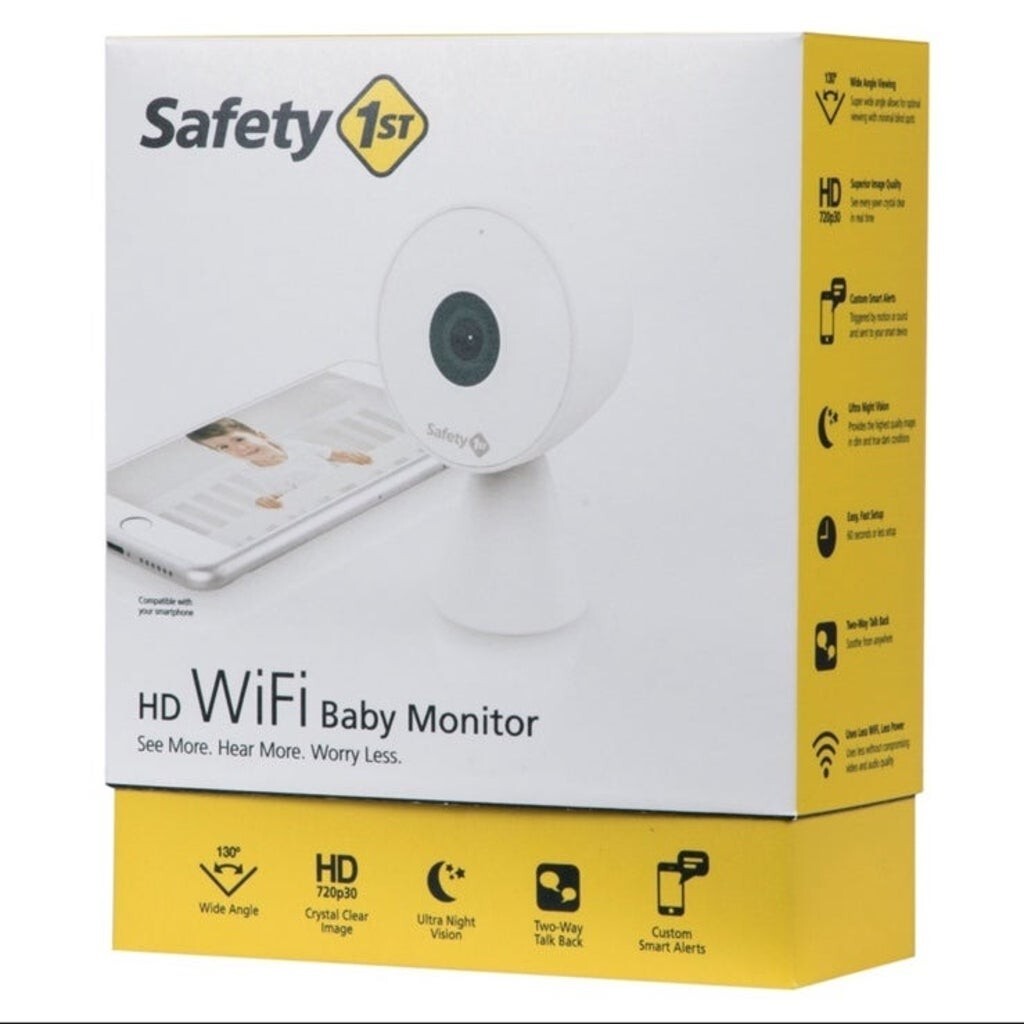 Safety 1st HD WiFi Streaming Baby Monitor Camera Detection Mobile App ...