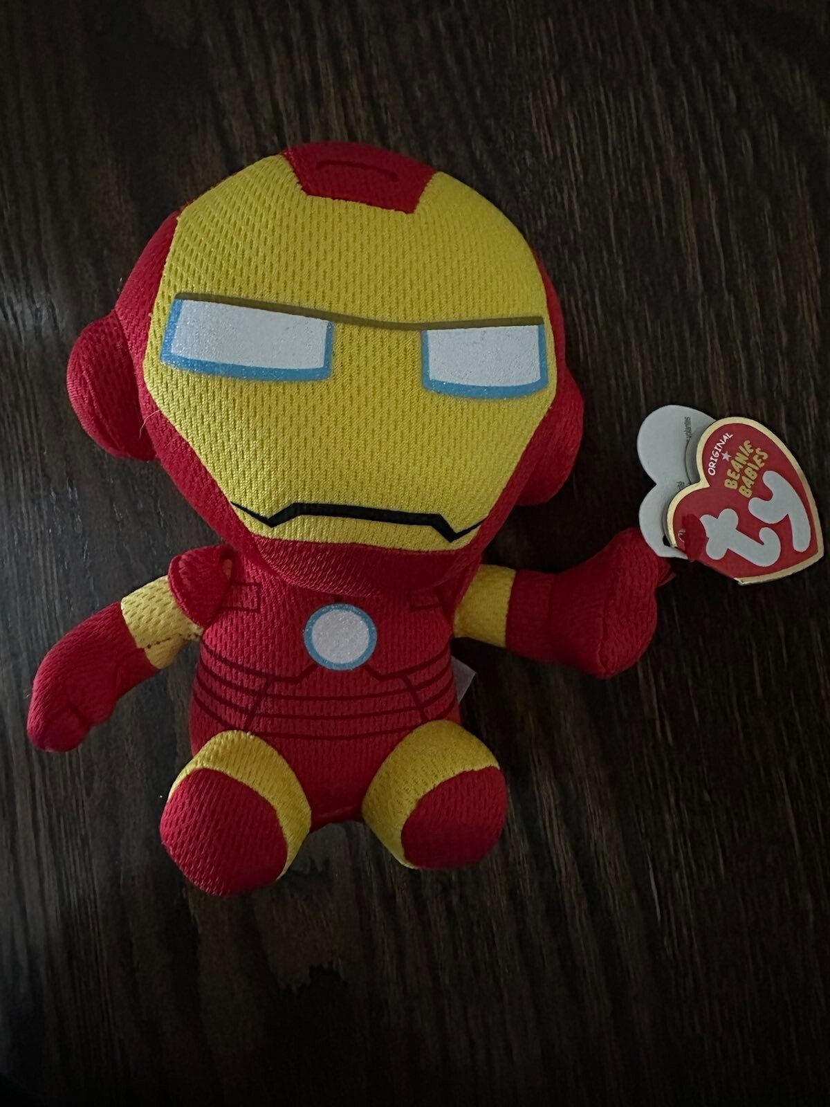 Ty Beanie Baby 6" Marvel Iron Man Plush 2017 | eBay