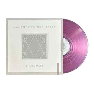 Manchester Orchestra Simple Math Limited Colored Pink Swirl Vinyl LP ...