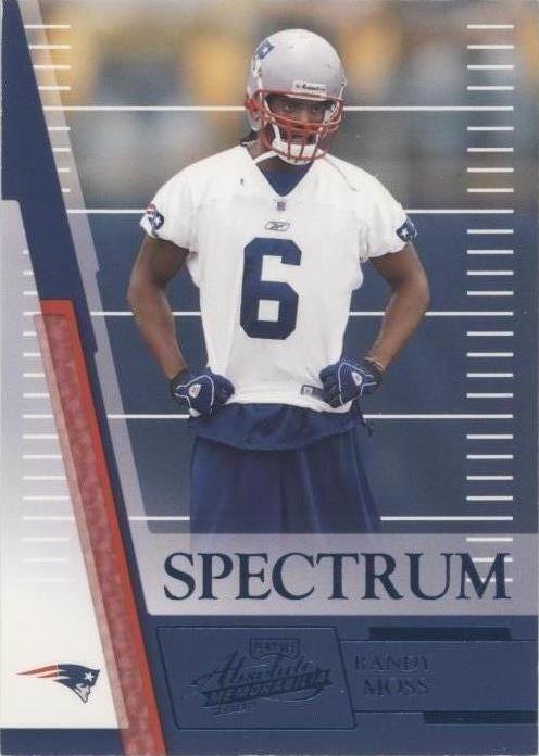 2007 Playoff Absolute Memorabilia - Randy Moss #88 Spectrum Blue /250 ...