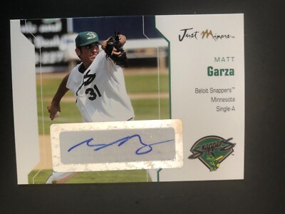 Minnesota Twins MATT GARZA autographed 2006 Just Minors - Certified | eBay