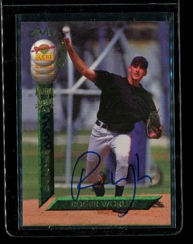 Vintage 1994 SIGNATURE RC AUTOGRAPH Baseball Card #68 ROGER WORLEY ...