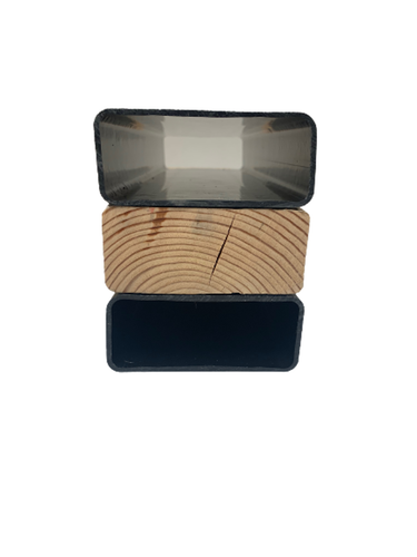 PVC Rectangular tube 1 1/2" x 3 1/2" x 12", same OD as a 2x4 piece of ...