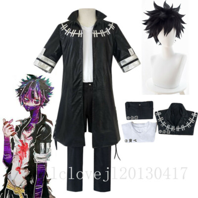 Hot Cosplay My Hero Boku no Hero Academia Dabi Outfit Leather Costume ...
