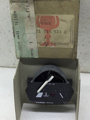 Genuine VW Temperature Gauge Speedometer German jetta 85 to 88 quantum ...