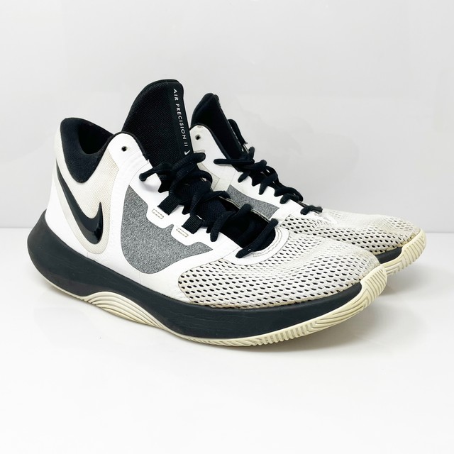 Size 10 - Nike Air Precision 2 White Black for sale online | eBay
