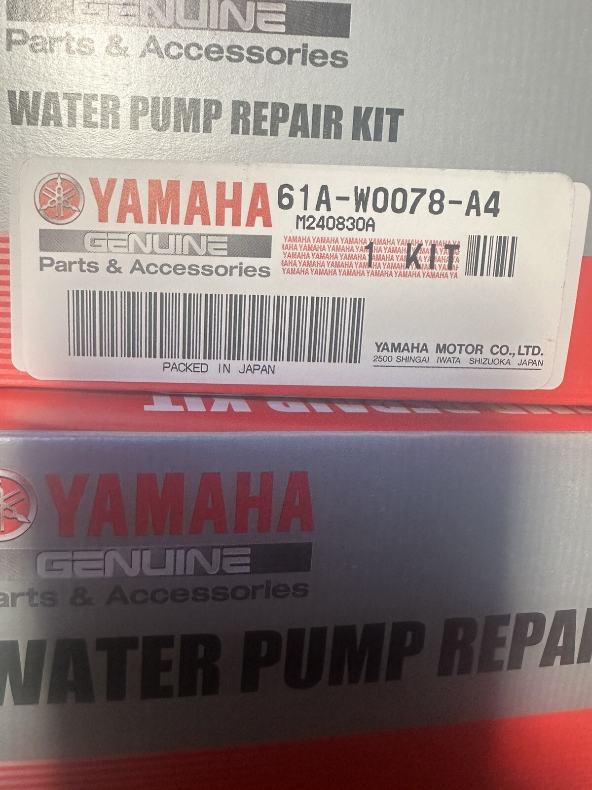 Yamaha New OEM Water Pump Repair Kit 61A-W0078-A4-00 | eBay