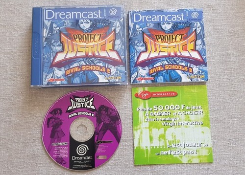 Project Justice Rival School 2 II - Sega DREAMCAST - PAL FR Complet ...