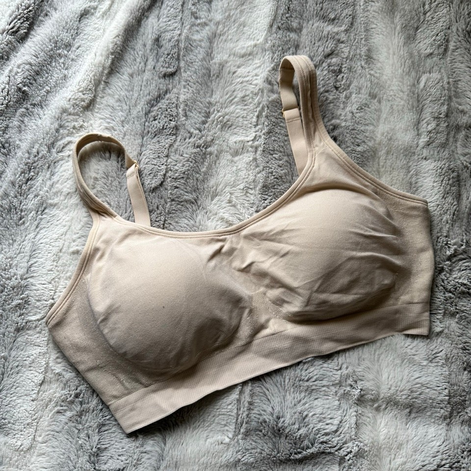 Underoutfit large Comfort Bra #459 SAND Size Large Adjustable Straps | eBay