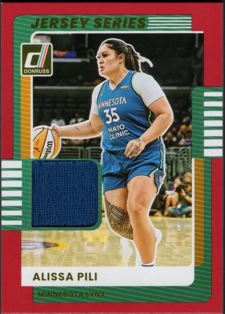 2025 Panini Donruss WNBA - Jersey Series Alissa Pili #6 Red (MEM) for ...