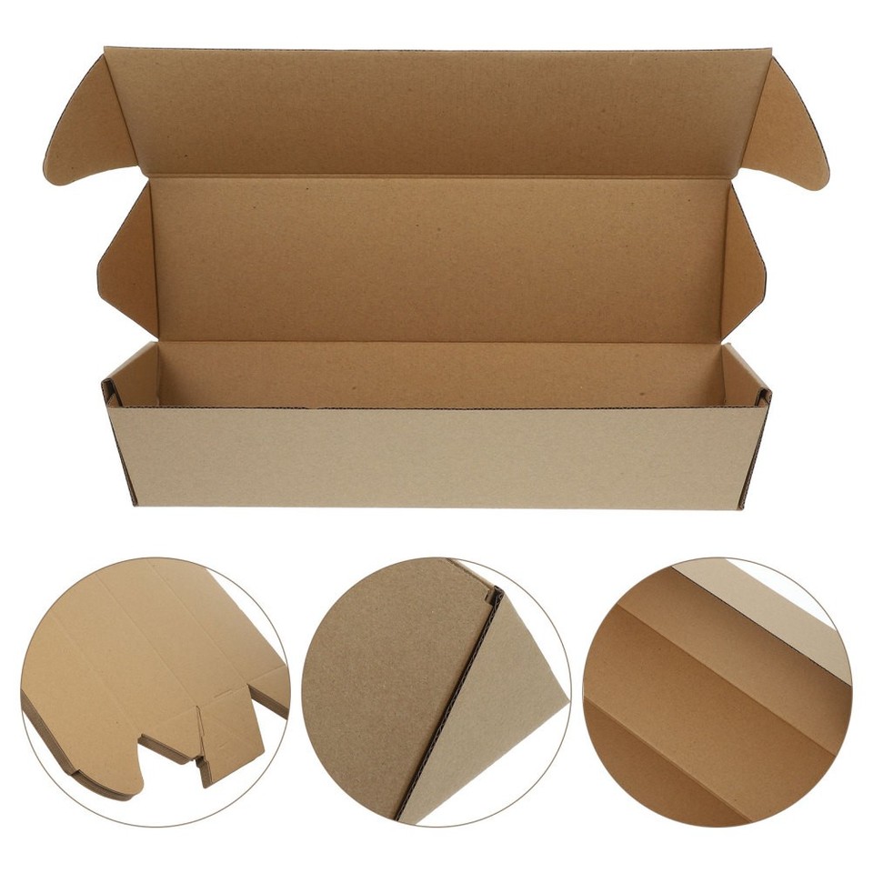 10 Pcs Small Packing Boxes for Posting Triangle Shipping Container ...