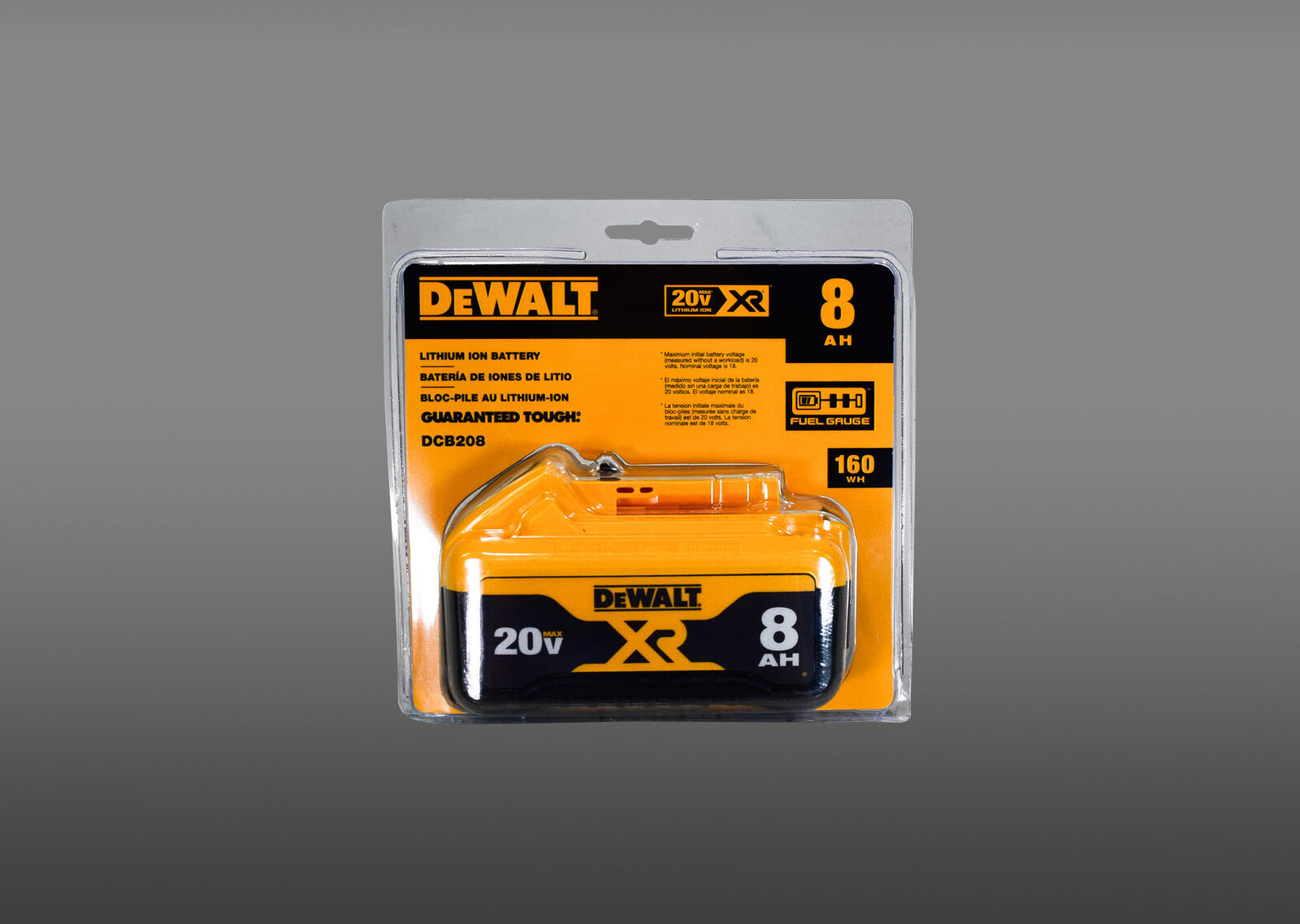 2 Pack DeWalt DCB208 20V 8 Amp Power Tool Battery NEW
