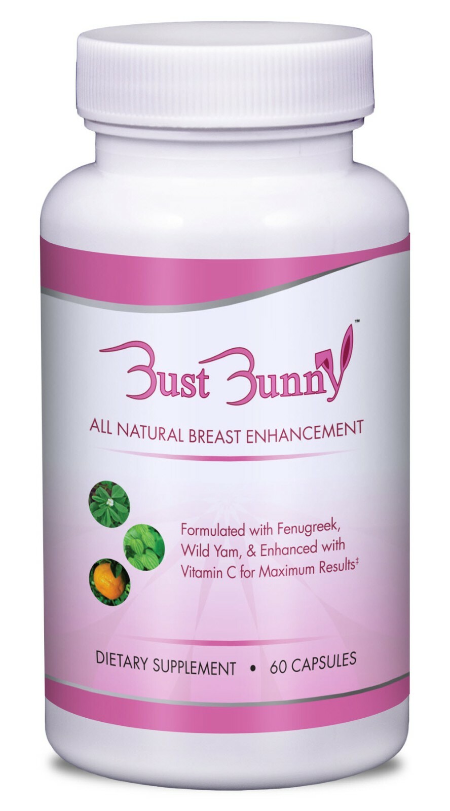 Bust Bunny Natural Breast Enhancement Pills with Vitamin C - 3 Month ...