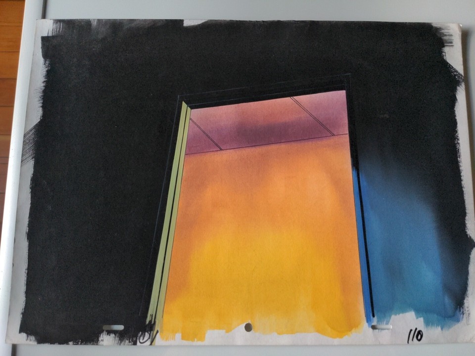 Animation cel BACKGROUND production art cels anime vintage cartoons ...