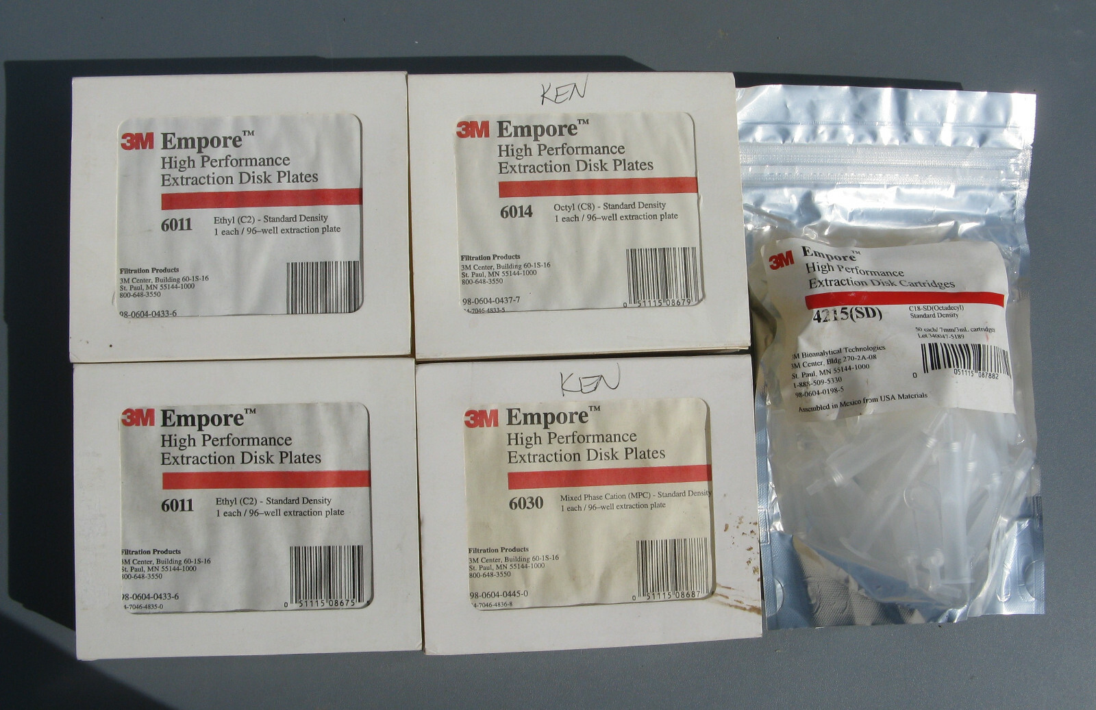 Lot 5 Empore High Performance 96 Well Extraction Disk Plates ...