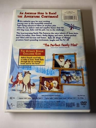 Balto 3: Wings Of Change (DVD, 2005) | eBay