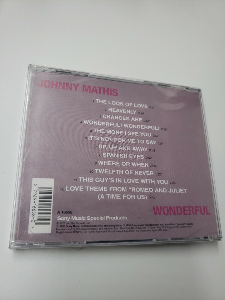 Wonderful - Mathis, Johnny - CD 1996 SEALED o2c 79891665827| eBay