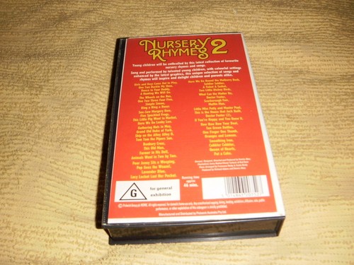 rare oop Nursery Rhymes 2 1990 VHS TAPE kids children family Pickwick ...