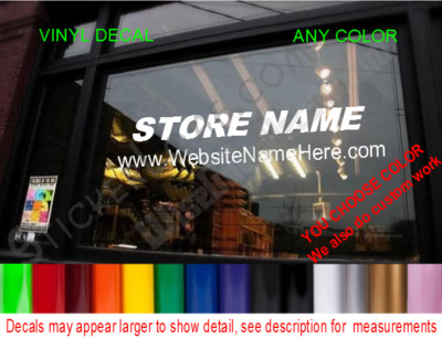 CUSTOM STORE DECAL BUSINESS NAME DOOR Window sticker Medical Law Office ...