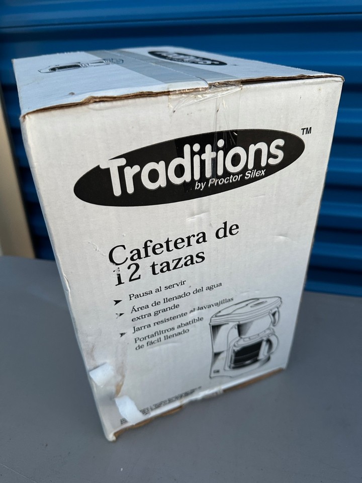 2004 Traditions By Proctor Silex 12 Cup Coffee Maker NEW Sealed | eBay