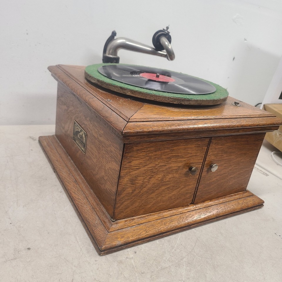 Antique Victor Talking Machine VV-VI Tabletop Phonograph 1918 | eBay