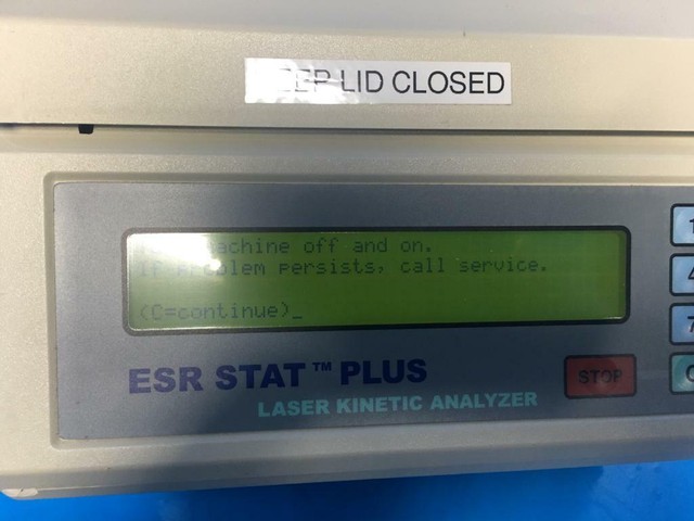 HEMA TECHNOLOGIES ESR STAT PLUS LASER KINETIC ANALYZER % (233573) | eBay