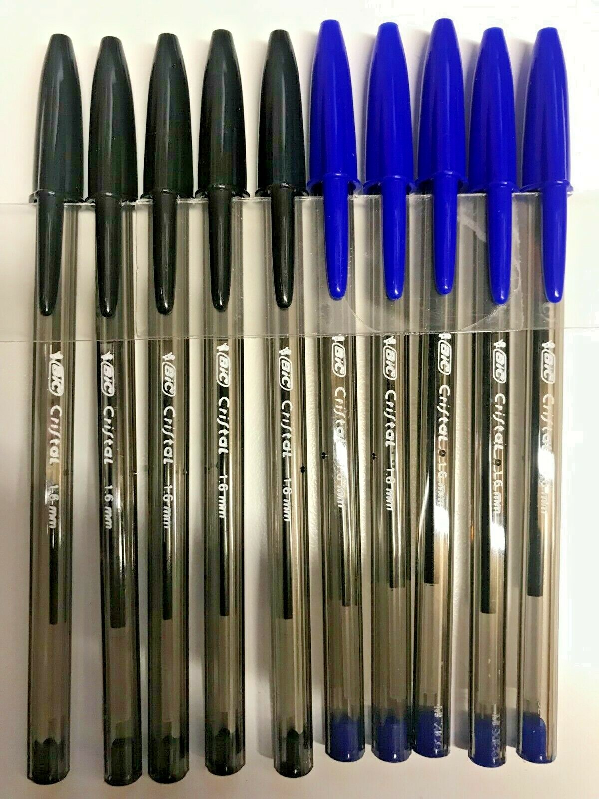 BIC® Cristal 1.6mm Ball Biro Pens - Various Colours - Packs Of 10 | eBay UK