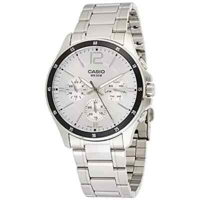 Casio Men's Analog Stainless Steel Watch MTP-1374D-7A - Classic Silver ...