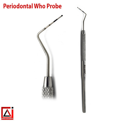 Who Probe Periodontal BPE Marking Color Coated Ball Tip Dental ...