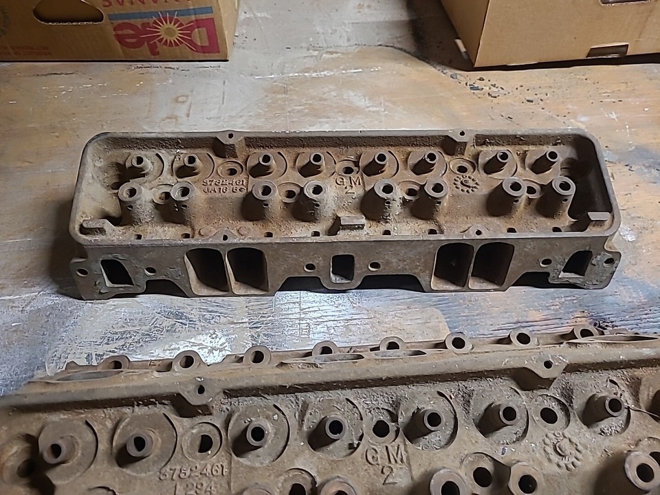 Chevy/GM 3782461 Ported Cylinder Heads Double Hump Pair Heads NHRA Hot ...