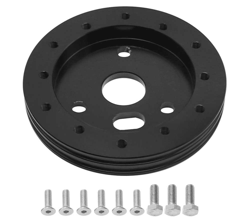 0.5"Short Hub Standard 6 Hole Steering Wheel To 3 Hole Adapter ...