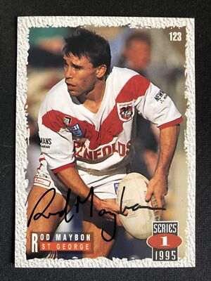 🏉 SIGNED Rod Maybon National Rugby League Nrl | eBay Australia