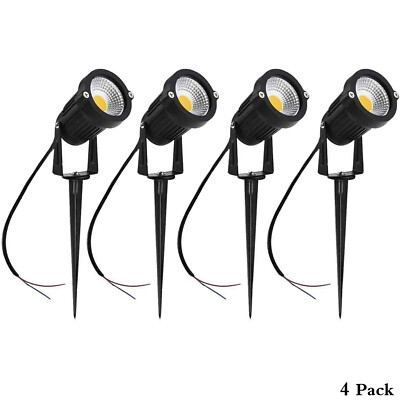 4PCS 12V LED Landscape Lights Outdoor Pathway Garden Yard Spot lights ...