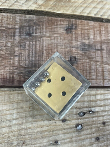 Dexterity Puzzle Mind Teaser Brain Game Cube Twist Tilt Metal Balls ...