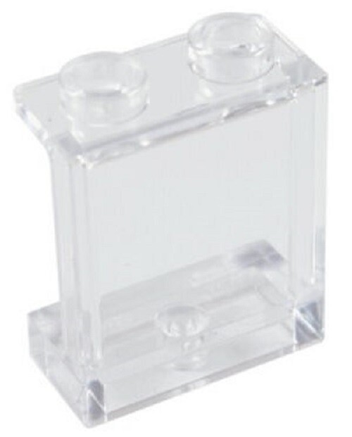 ☀LEGO New 50x Trans-Clear Transparent Wall Elements 1x2x2 Clear White ...