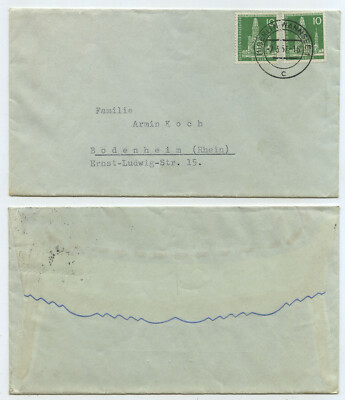 62043 - Beleg - Berlin-Wannsee 2.3.1957 nach Bodenheim (Rhein) | eBay