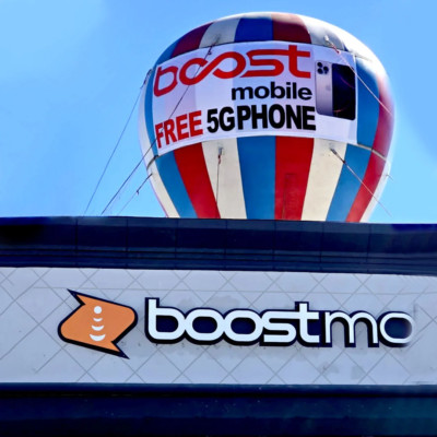 22ft Boost Mobile (New Logo) Free 5G Phone Giant Roof Top Balloon | eBay