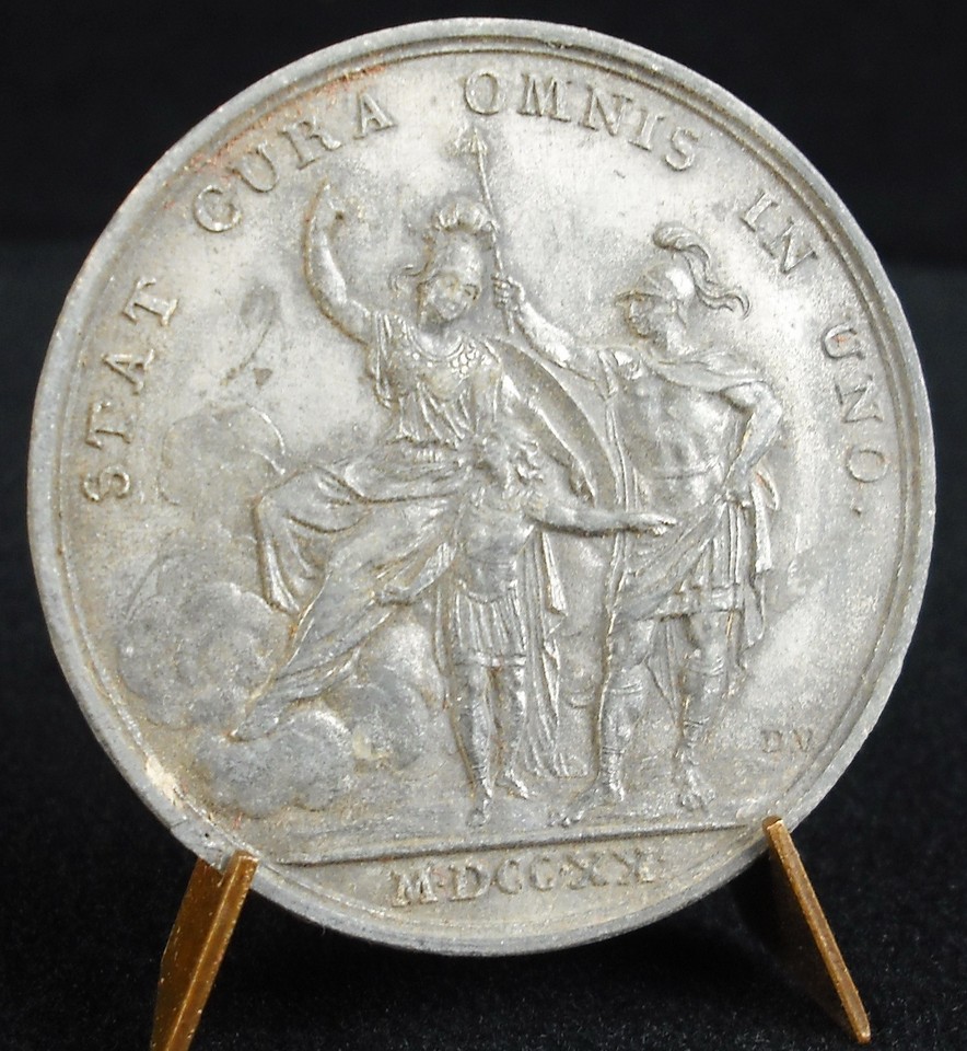 Medal The Instruction of King Louis XV between God Mars & Goddess ...