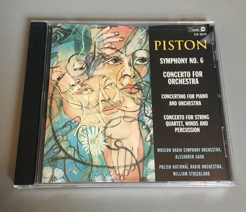 Walter Piston Concerto For Orchestra / Symphony 6 CD Citadel Records Ships Free | eBay