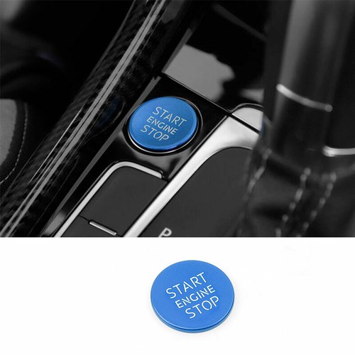For VW Golf MK7 MK7.5 2014-2019 Blue Aluminum Start Button Ignition ...